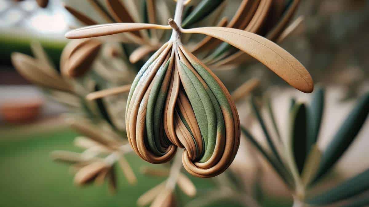 Olive Tree Leaves Curling